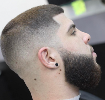 24. Cropped With Beard - The Hair Stylish