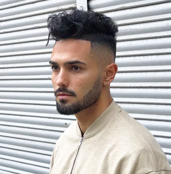 Fade Side Messy on Top - The Hair Stylish